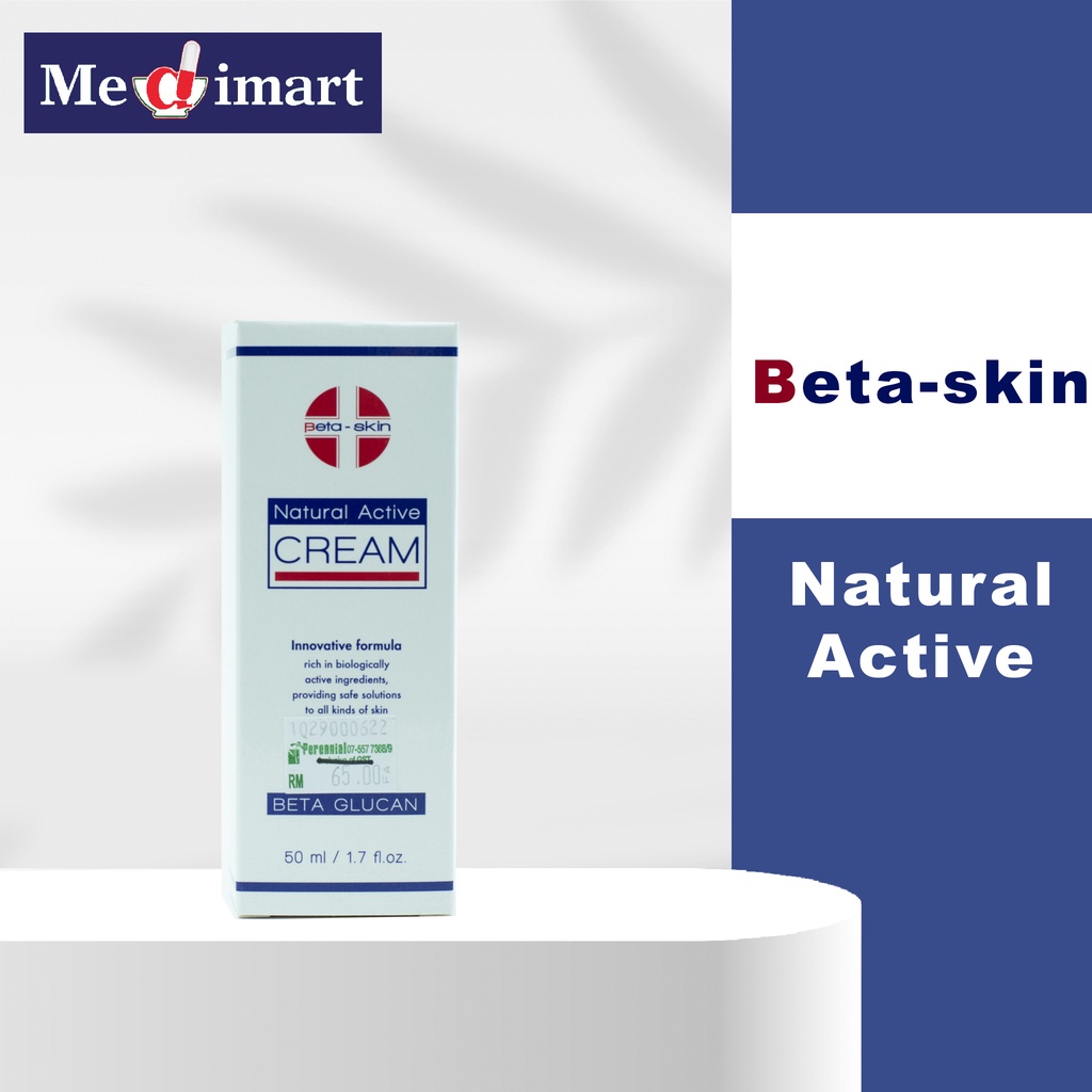 Beta-skin Natural Active Cream (50ml) | Shopee Malaysia