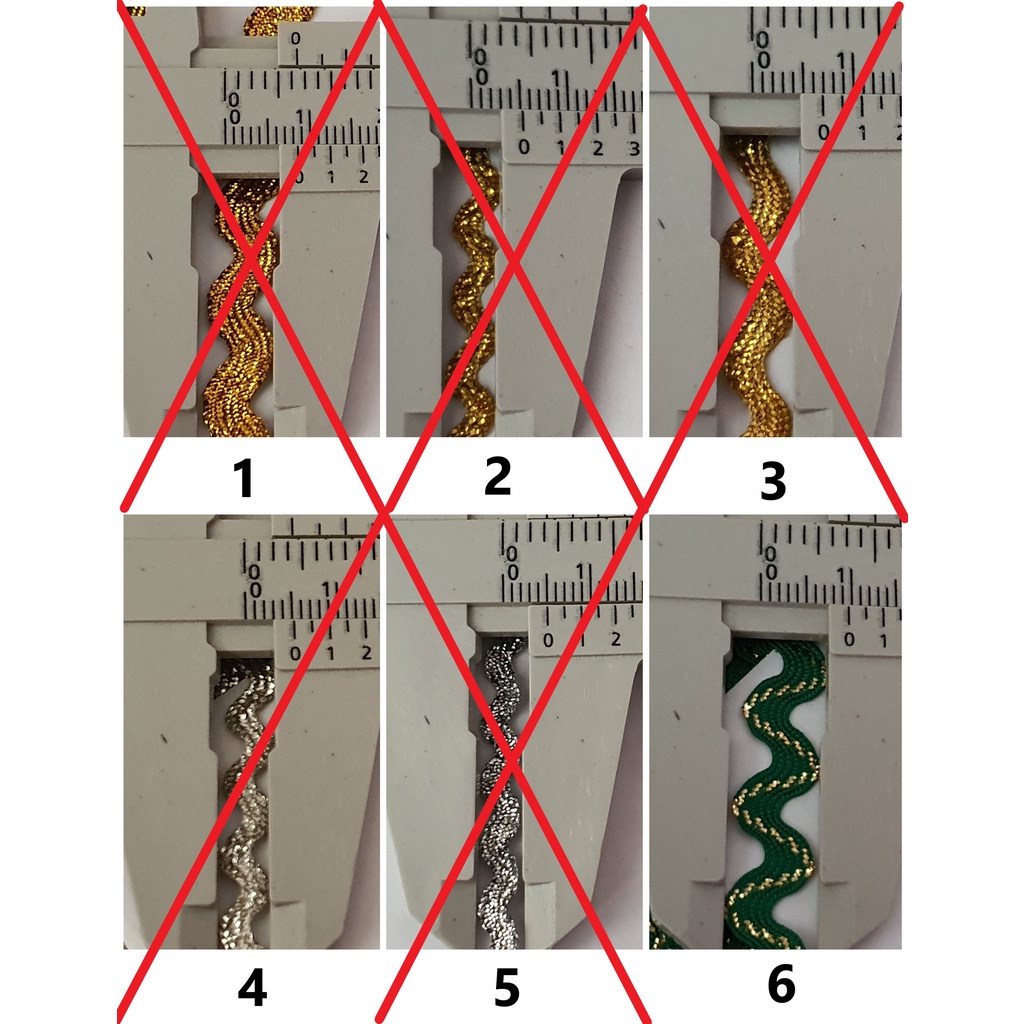 Ribbon Ric Rac / Rick Rack / Zig Zag Trim / Lace Renda (1 Pack ...