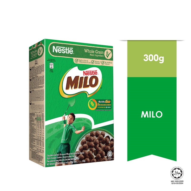 NESTLE MILO Breakfast Cereal Large 300g | Shopee Malaysia