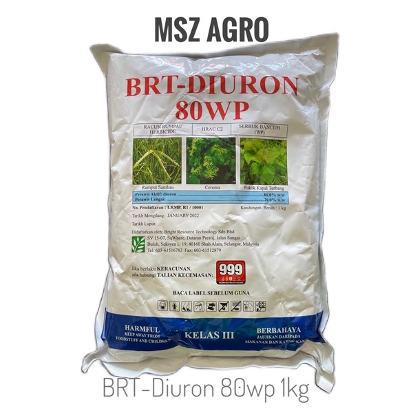 BRT-DIURON 80WP 1KG /Racun rumput /Sambau darat | Shopee Malaysia
