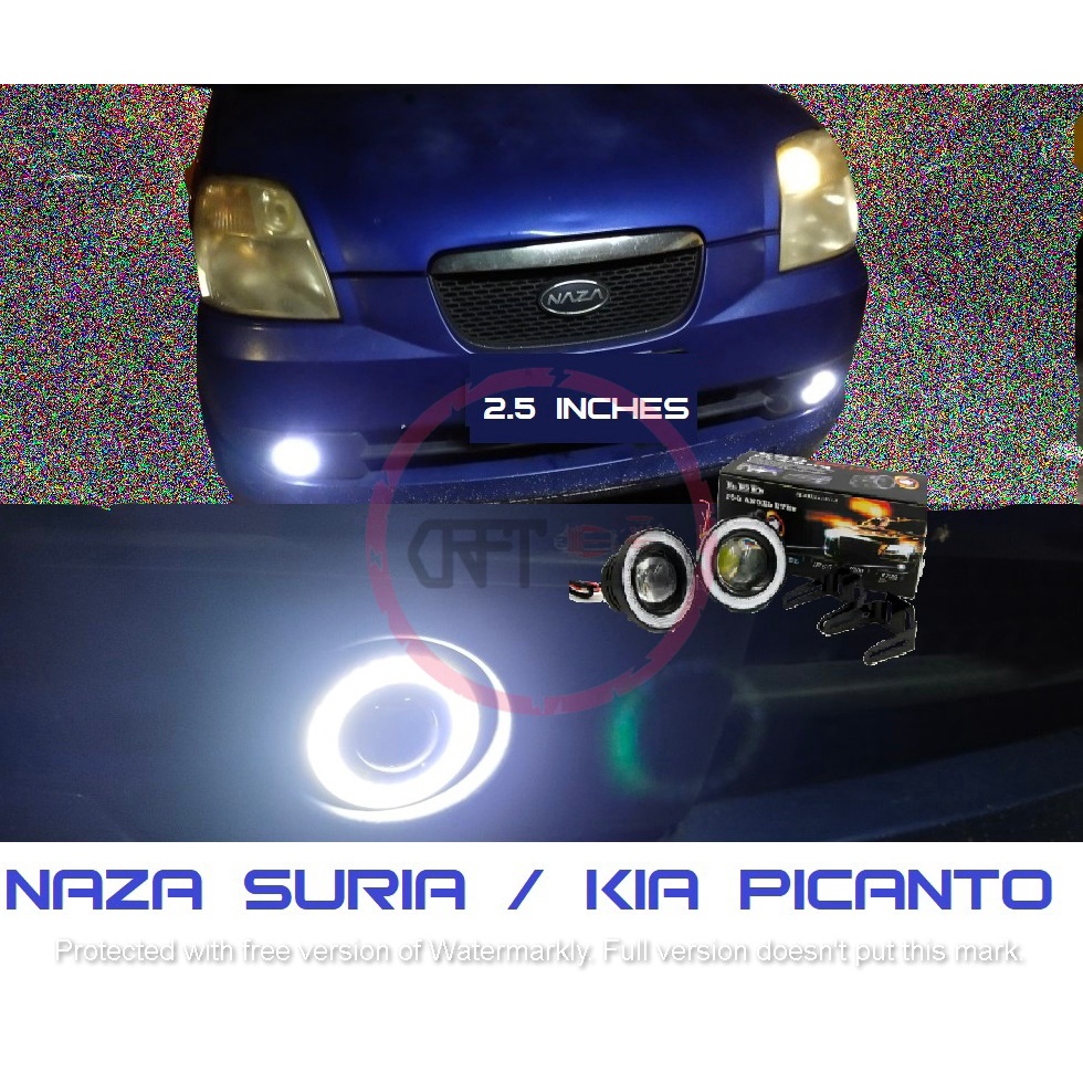 SC501 Naza Suria Kia Picanto Lampu Sport Fog Lights Foglamp Fog Lamp ...