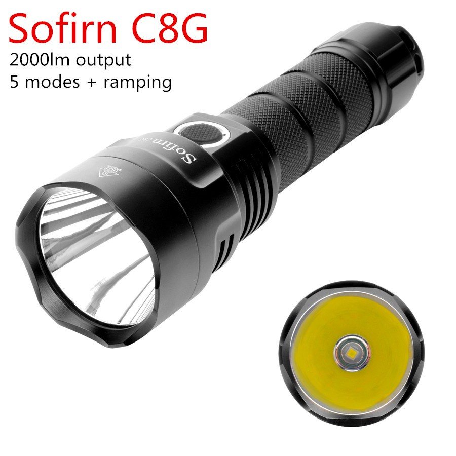 Sofirn C8G Super Bright 2000 lumen Flashlight American Luminus SST40 ...