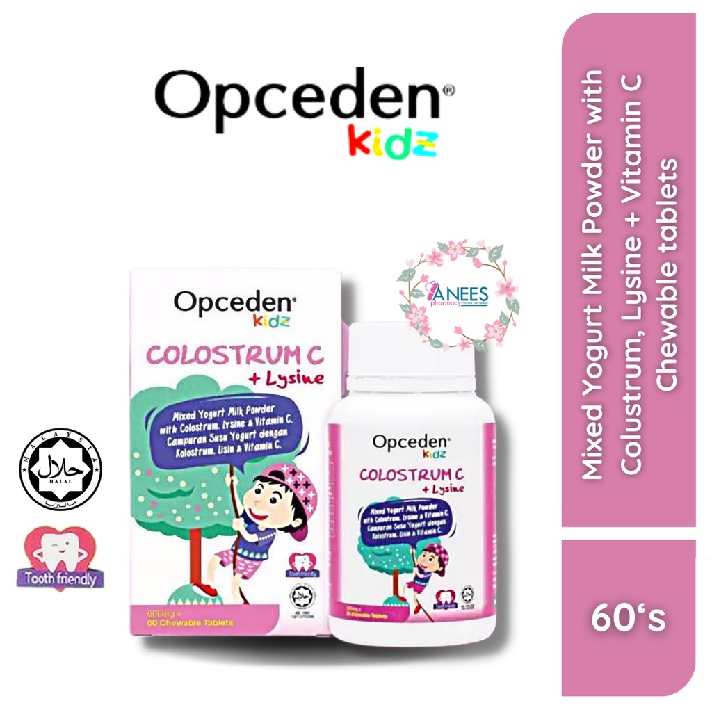 Opceden Kidz Mixed Yogurt Milk Powder with Colustrum, Lysine + Vitamin ...