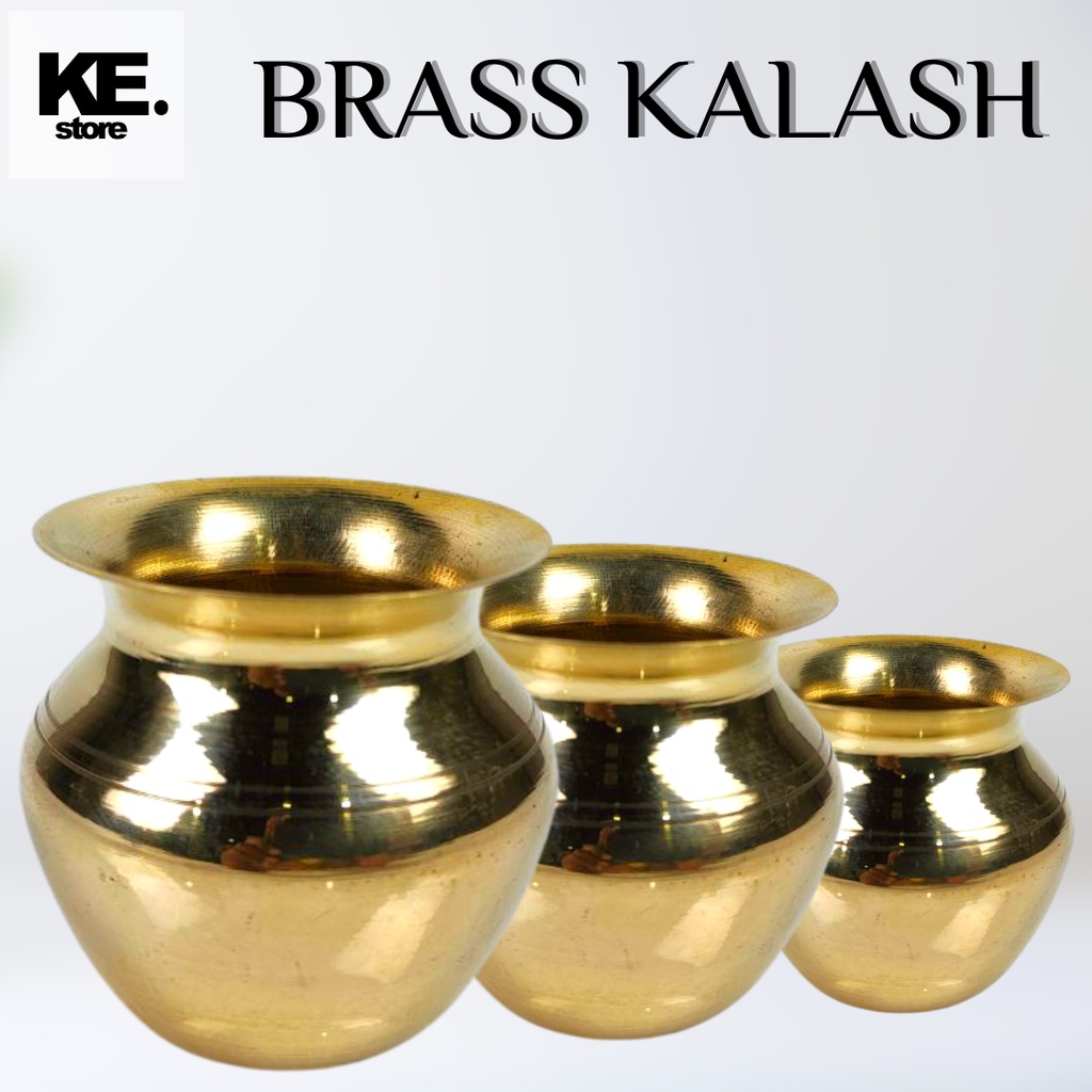 Pure Brass Kalash/ Pooja/Temple/Prayer Utensil/ Prayers Item/BGP 019 ...