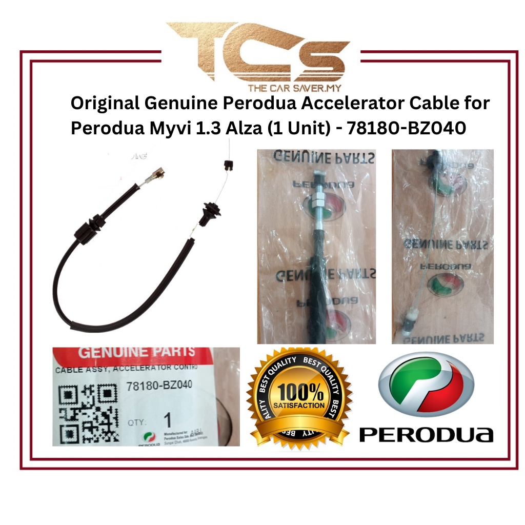 Original Genuine Perodua Accelerator Cable for Perodua Myvi 1.3 Alza (1 ...