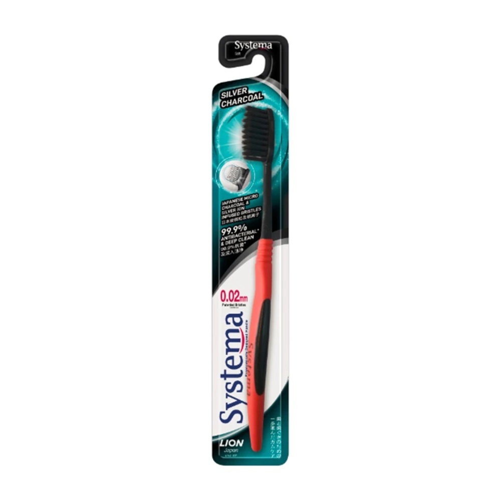 Systema Toothbrush Silver Charcoal (1's) | Shopee Malaysia