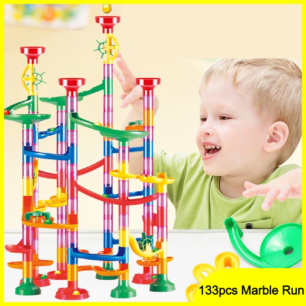 Marble Run Ball Rolling Toys Puzzle Game Kids Birthday Gift Present ...