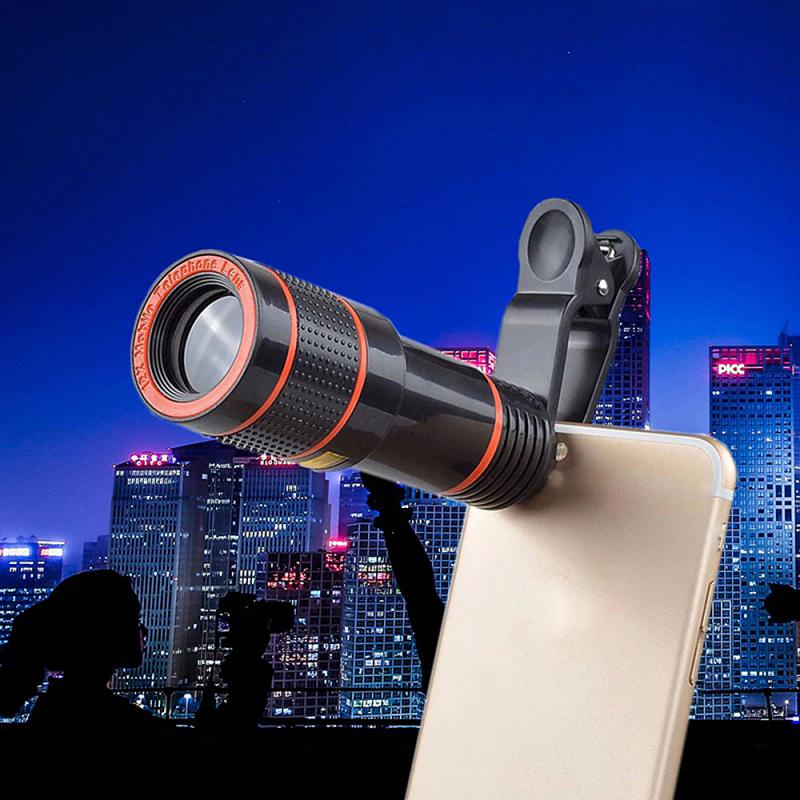 Universal Mobile Phone Camera Lens Clip 12X HD Optical Zoom For Mobile ... Universal Mobile Phone Camera Lens Clip 12X HD Optical Zoom For Mobile ...