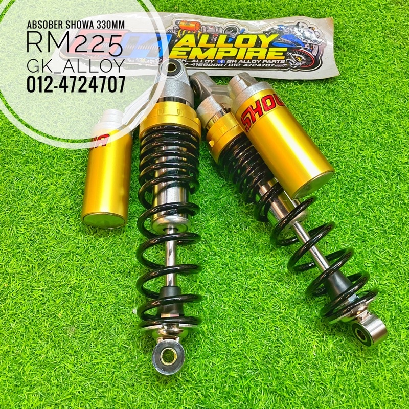 ABSOBER SHOWA THAILAND 320MM UNIVERSAL SEMUA MOTOR HONDA / YAMAHA YANG ...