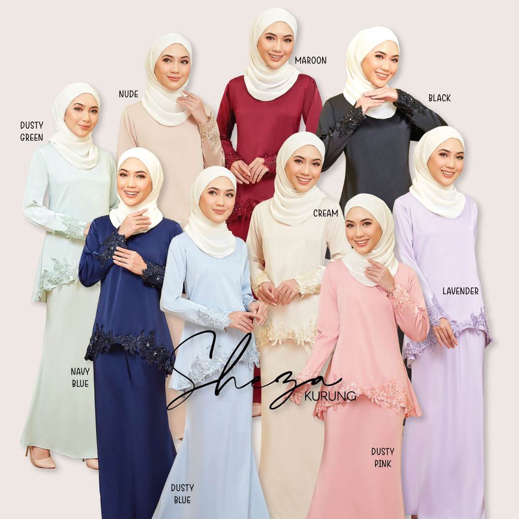 CHICCHOC l SHEZA KURUNG MODEN 783 BAJU RAYA READY STOCK | Shopee Malaysia