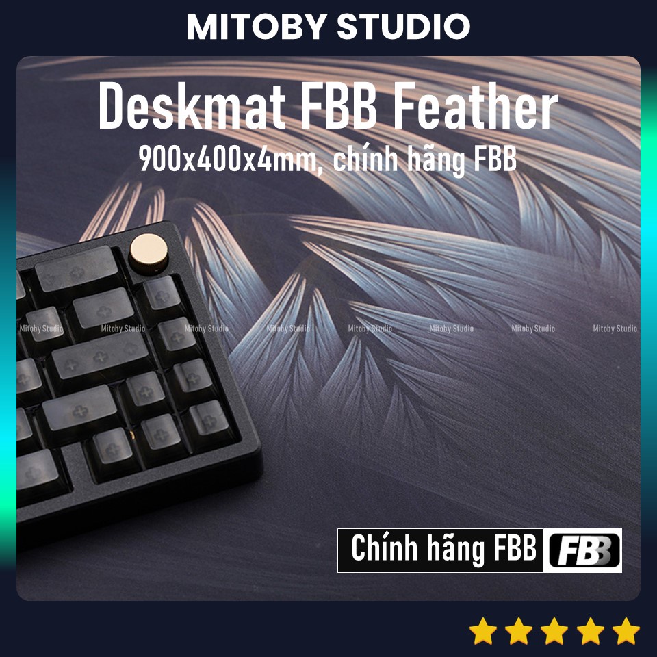 Deskmat FBB FEATHER large mouse pad keyboard mouse pad 900x400x4mm ...