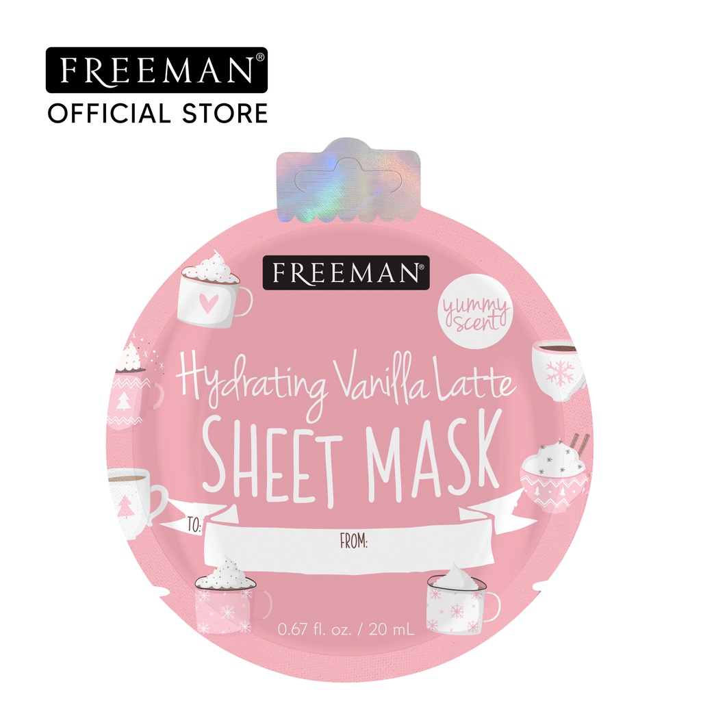 Freeman Beauty Hydrating Vanilla Latte Sheet Mask | Shopee Malaysia