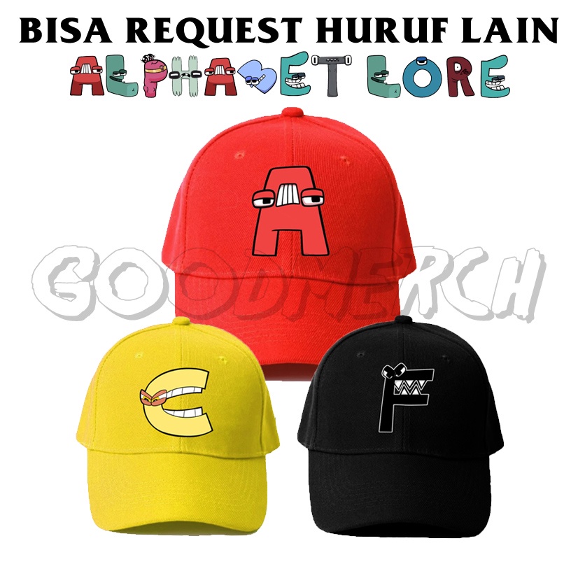 Lore ALPHABET Character Children's Hat A B C D E F | Shopee Malaysia