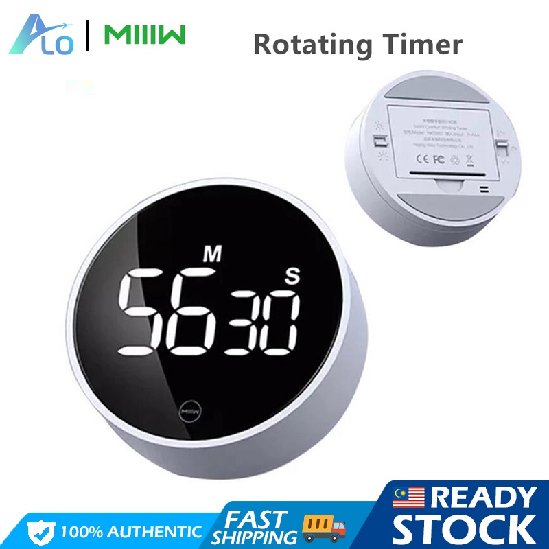 MIIIW Timer Rotation Timing Adjustable Magnetic LED Digital Display ...