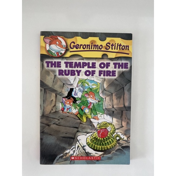 Geronimo Stilton Book: the Temple of the Ruby of Fire (2nd hand ...