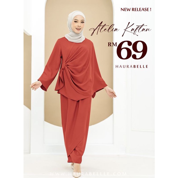 READY STOCK ATELIA KAFTAN BY HAURABELLE (BRIDESMAID COLLECTION ...