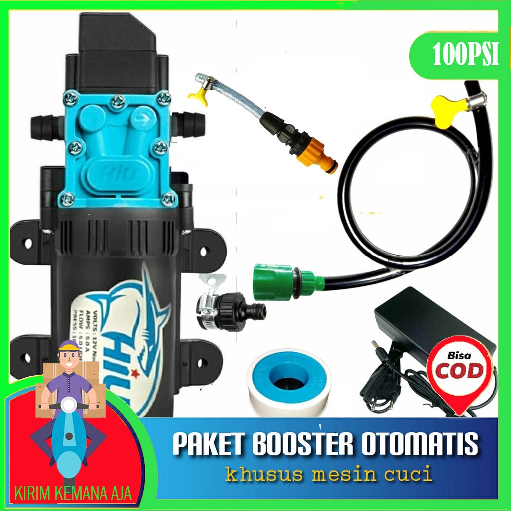 MESIN Automatic Washing Machine Water Booster Pump Package - Shark Pump ...