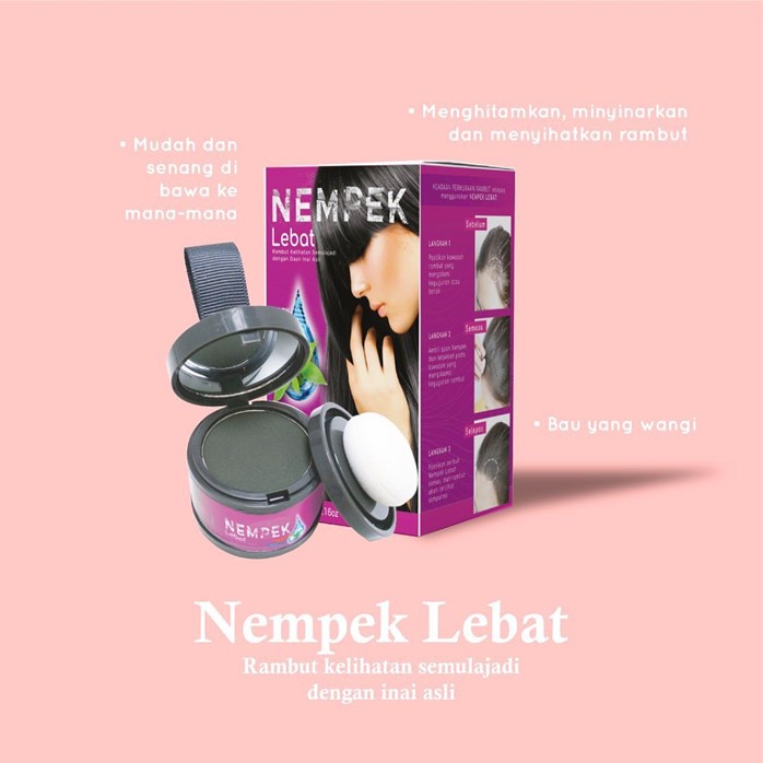 DHERBS NEMPEK LEBAT ( INAI ASLI ) HAIR COLOUR | Shopee Malaysia
