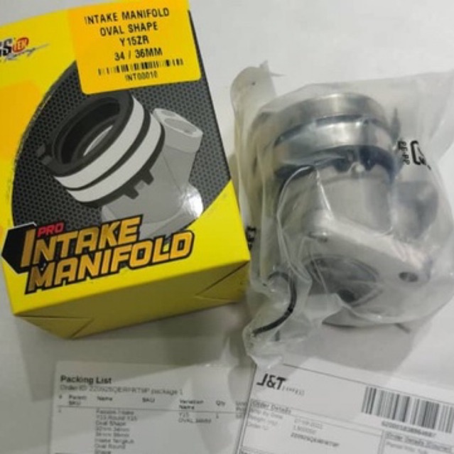 Fasstek Racing Intake Manifold Round Shape Dan Oval Shape Y15 32mm 34mm ...