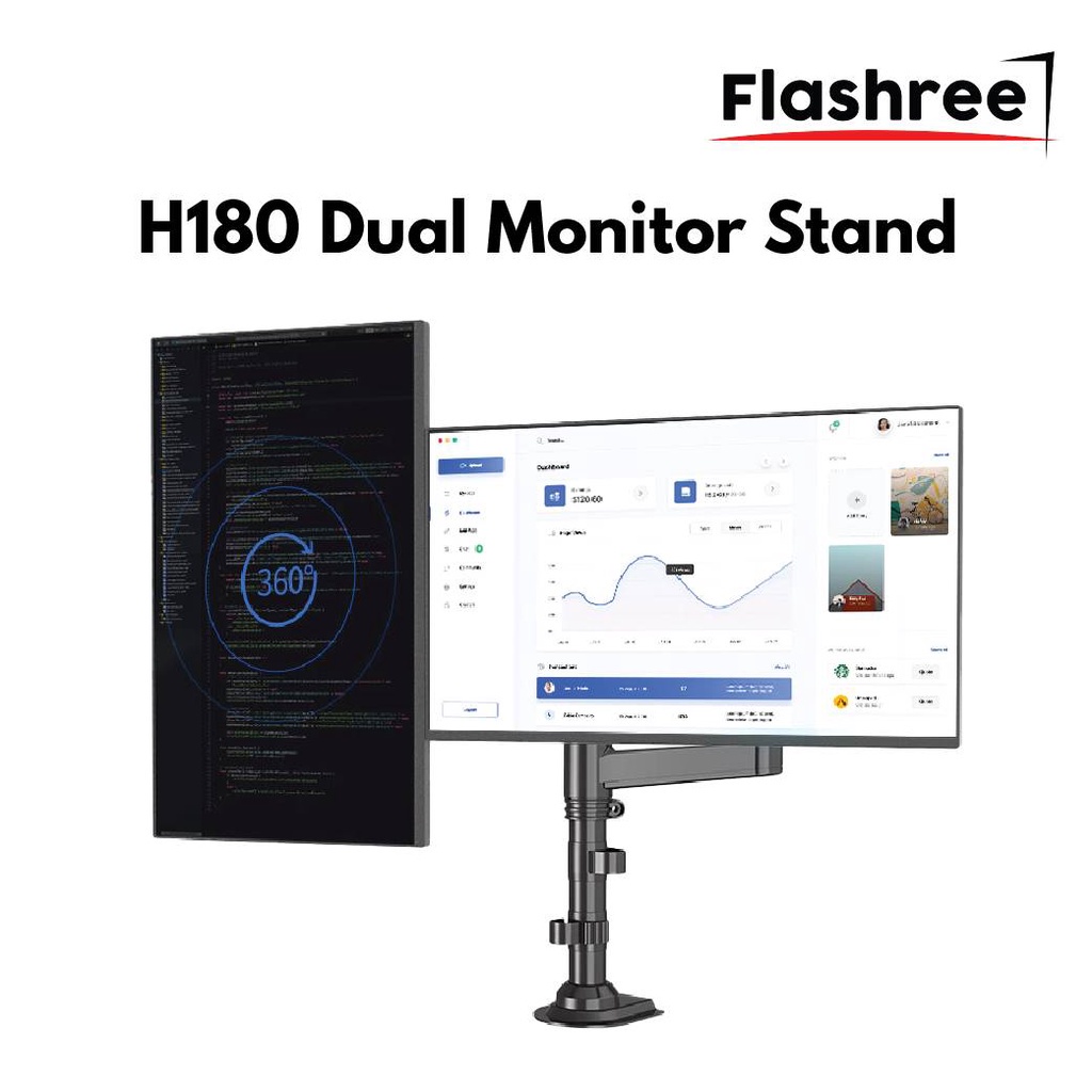NB Monitor Stand Bracket F160 F80 H180 H100 Dual Monitor desktop ...