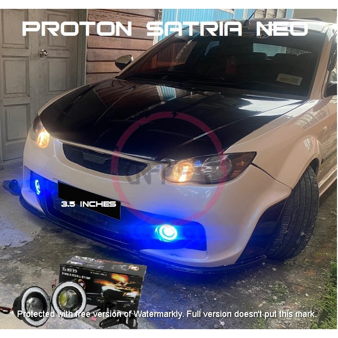 SC517 Proton Satria Neo Lampu Sport Fog Lights Foglamp Fog Lamp Kereta ...