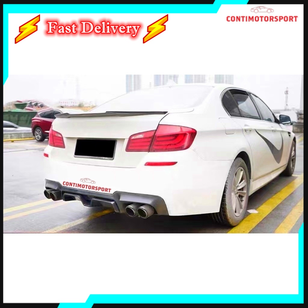 5 SERIES F10 M5&M PERFORMANCE CS BMW REAR DIFFUSER LIP (4EXHAUST 2HOLE ...