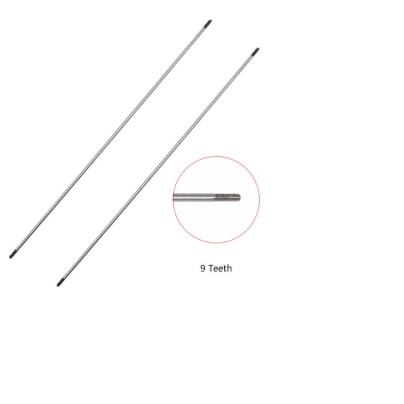 2PCSX 9T Shaft,530mm Long Drive Shaft for HAZZ OGAWA Hand Push Brush ...