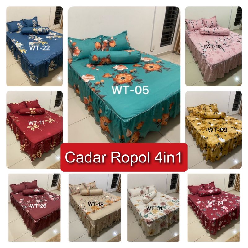 Ready Stock Cadar Ropol Saiz Queen Set 3in1/4in1 | Shopee Malaysia