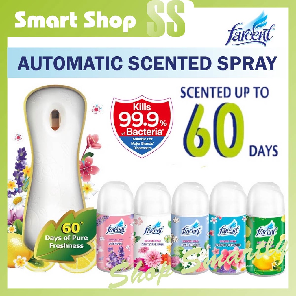 Farcent Automatic Scented Spray Starter Refill Air Freshener Air Care ...