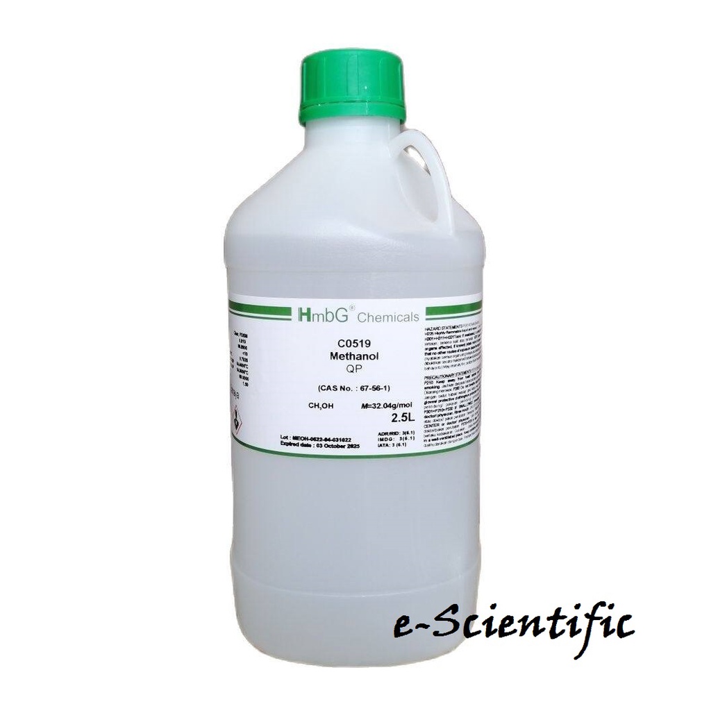 Methanol 99.9%, QP, 2.5L, HmbG | Shopee Malaysia