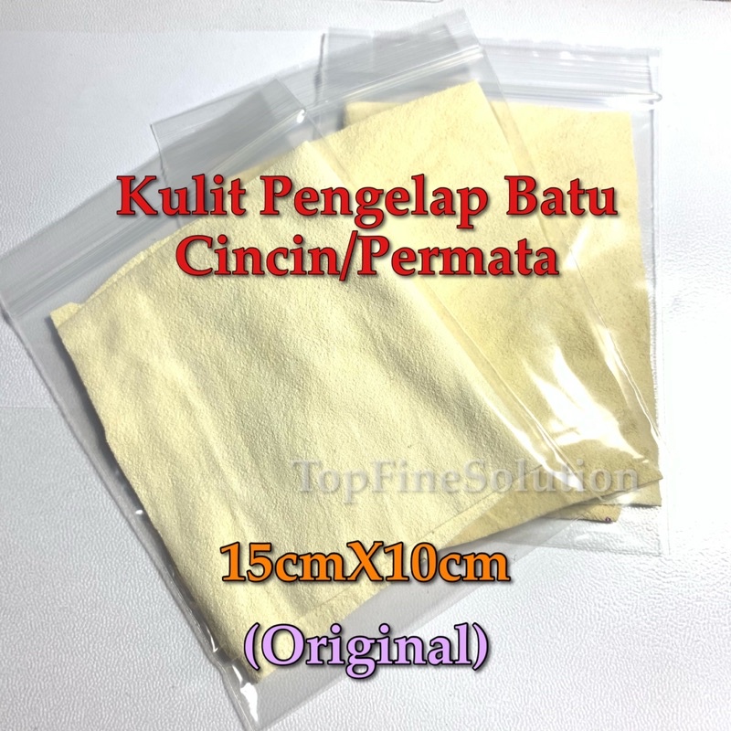 Kulit Asli Pengelap Batu Permata/Cincin | Shopee Malaysia