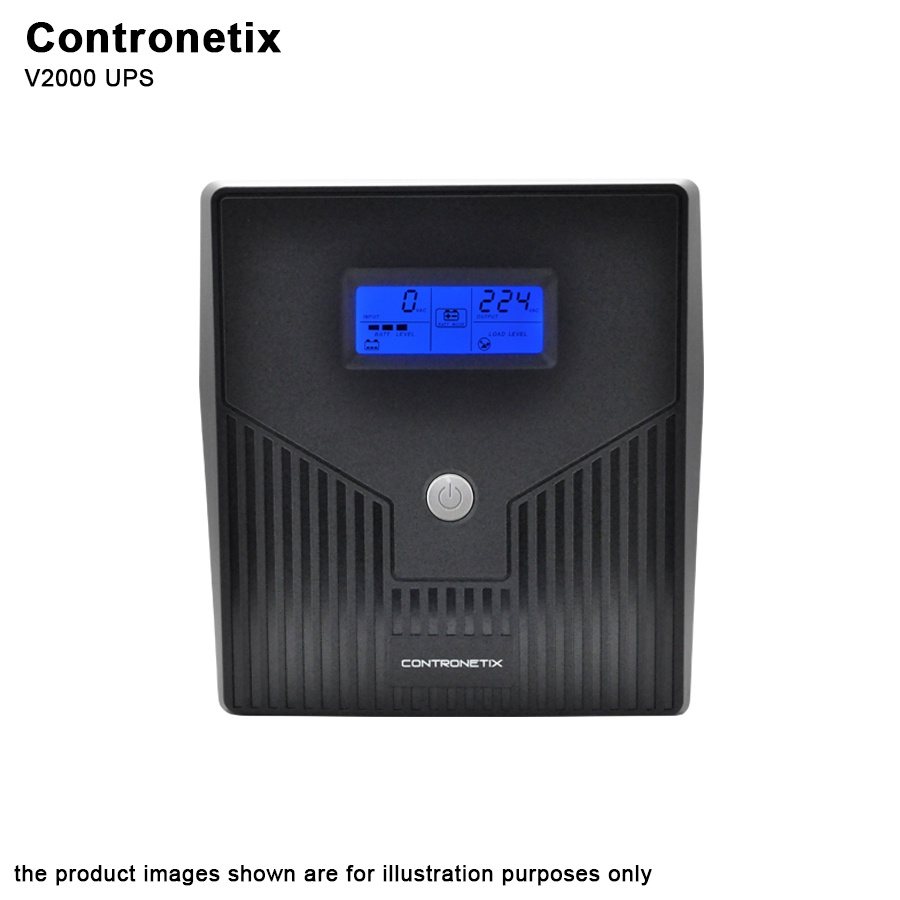 Contronetix V2000 Micropower Offline UPS 2000va Built-in AVR,4 ...