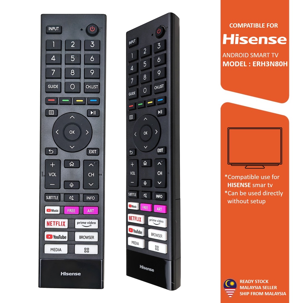**Original** Hisense Voice Function ERF3N80H Led Android Netflix ...