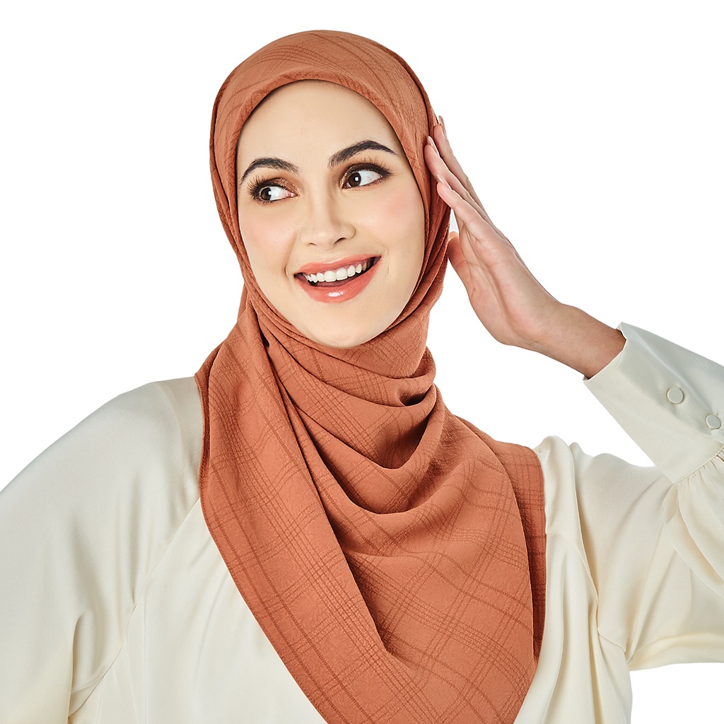 naelofar X-Press Textured Chiffon Square | Shopee Malaysia