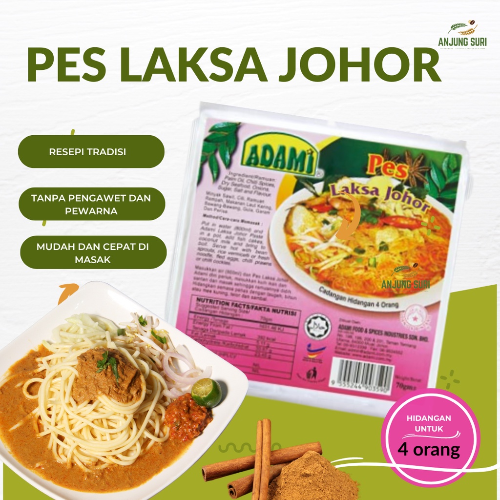 Adami Rempah Masakan Soto Muar Bubur Lambuk Kuah Kacang Pes Mi Bandung ...