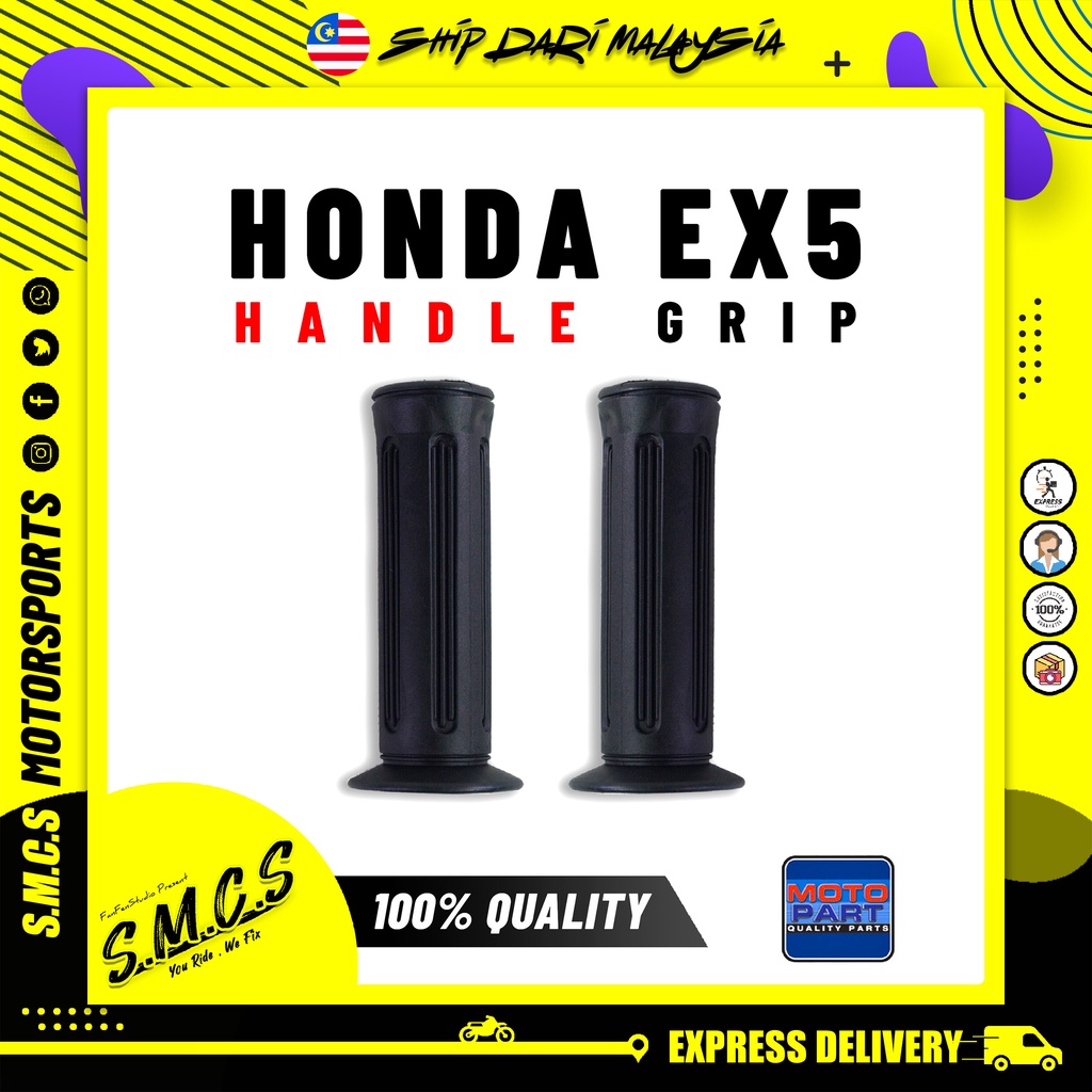 HONDA EX5 HANDLE GRIP (RUBBER) HANDLE GRIP EX5 PENANGAN GRIP 把手 HONDA ...