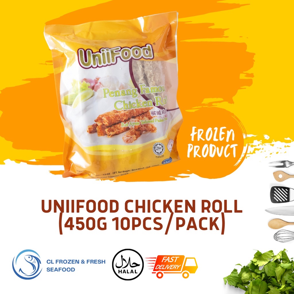 UNIIFOOD Halal Penang Famous Lobak Chicken Roll / Penang Lobak Ayam ...