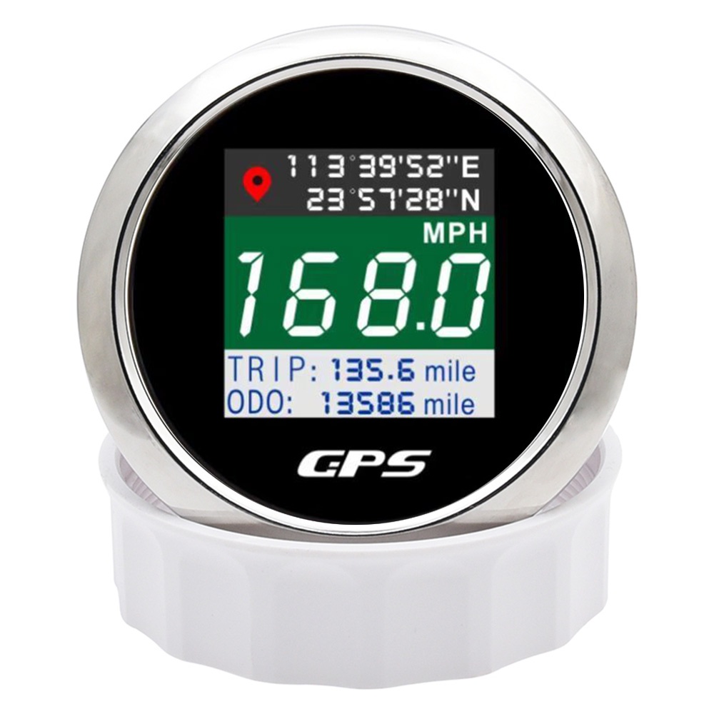 New 52MM GPS Speedometer With GPS Antenna For Boat Car Motor Yacht TFT ...