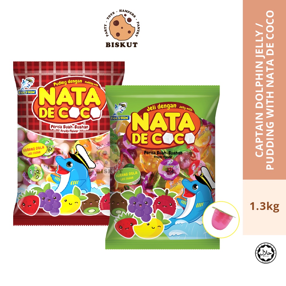 [READY STOCK] Captain Dolphin Jelly Nata 1.3kg/Dolphin Pudding with ...