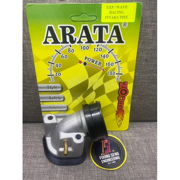 EGO/EX5/W100 CARBURETOR JOINT INTAKE PIPE RACING ARATA | Shopee Malaysia