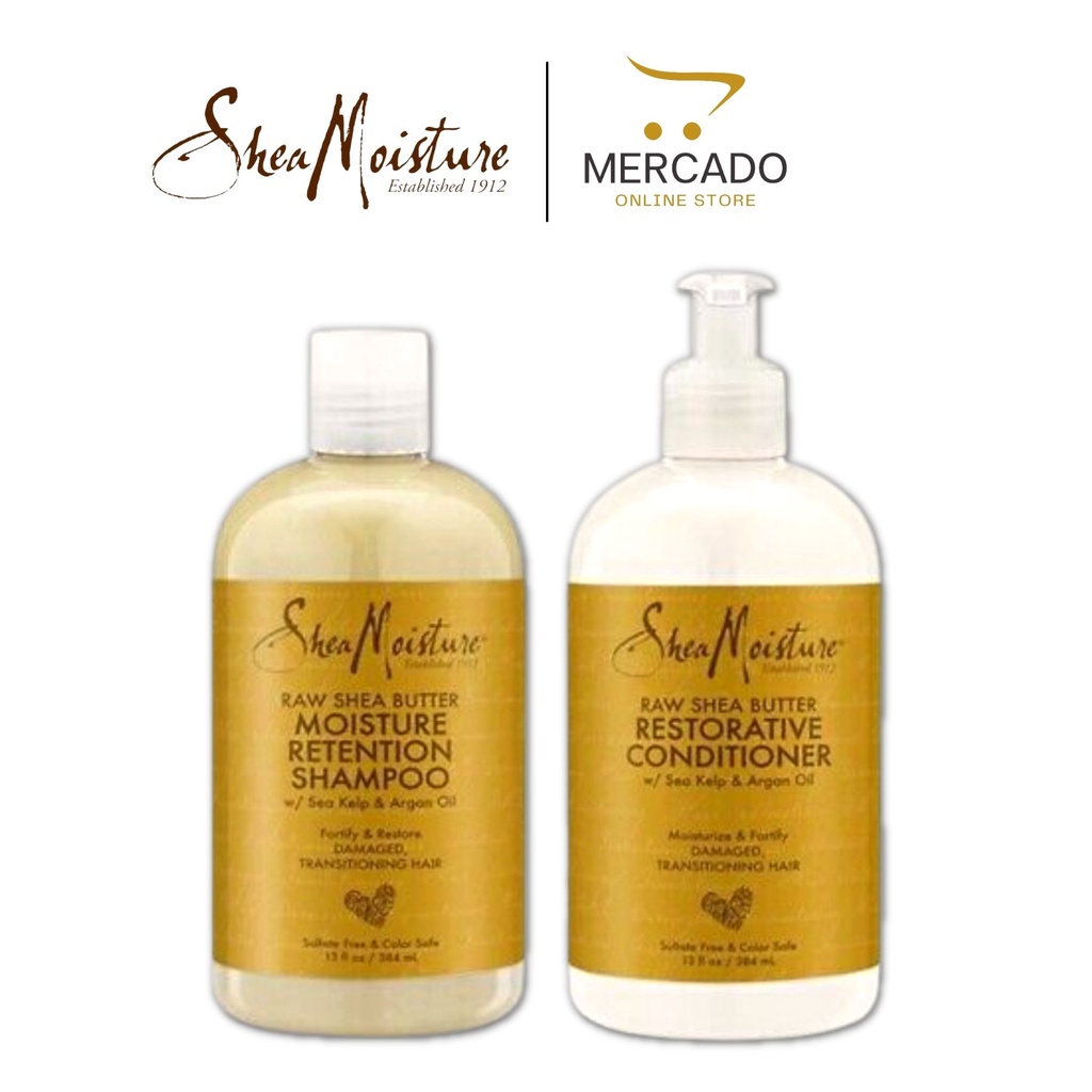 SheaMoisture Raw Shea Butter Retention Shampoo | Restorative ...