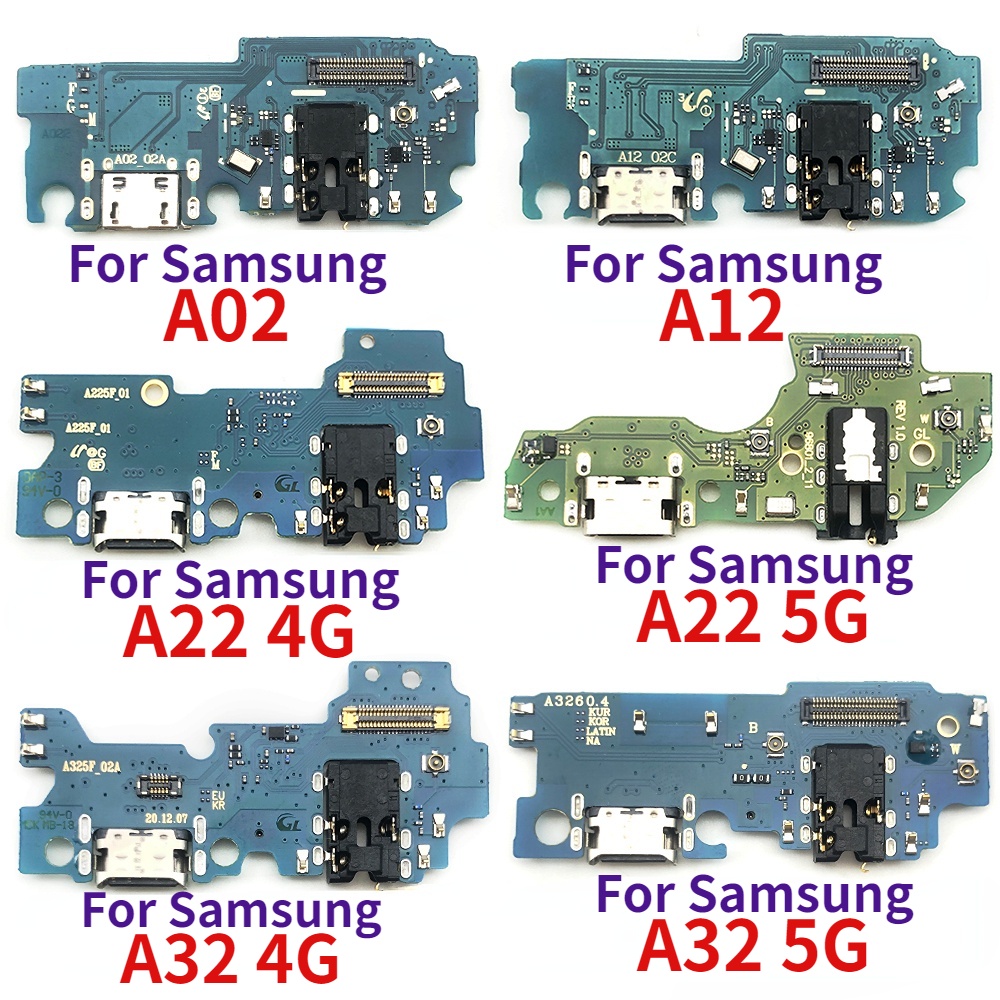 For Samsung A02 A12 A22 A32 4G 5G M51 New Dock Connector Micro USB Charger Charging Port Flex ...