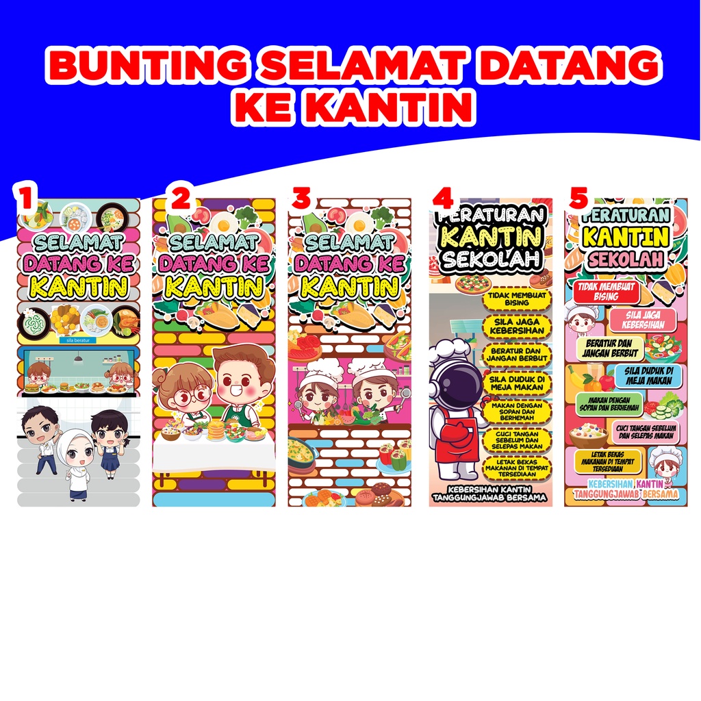 Bunting selamat datang ke kantin sekolah | Shopee Malaysia Bunting selamat datang ke kantin sekolah | Shopee Malaysia