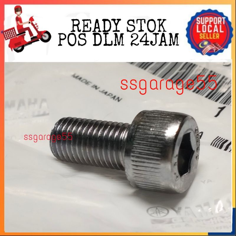 Skru Bolt Footrest Bracket Rxz Japan (Ori Japan) Skru Footrest Rxz ...