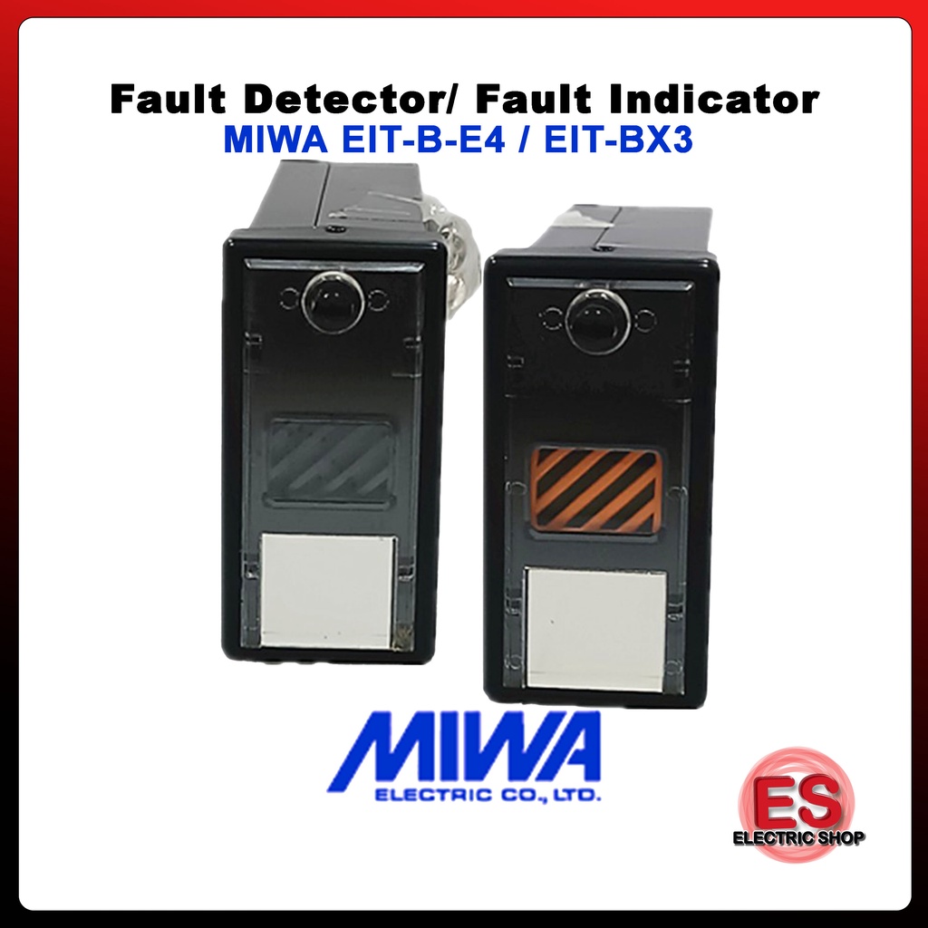 Miwa Flag Relay/ Fault Indicator, 30VDC / 110VDC ( EIT-B / EIT-B-E4 / EIT-BX3 ) | Shopee Malaysia