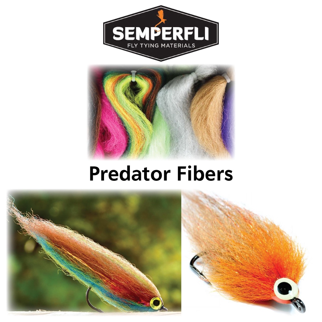 Fly Tying and Fly Fishing Materials Semperfli Predator Fibre (Part 1 ...