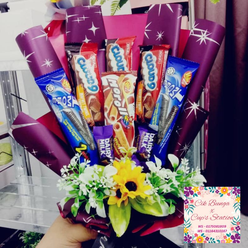 Bouquet bajet coklat | Shopee Malaysia