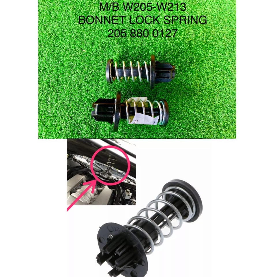 MERCEDES BENZ W205 C200 W213 C350 BONNET LOCK SPRING FRONT(PRICE FOR 1 ...