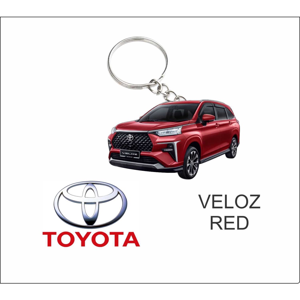 Toyota veloz red keychain 2d | Shopee Malaysia