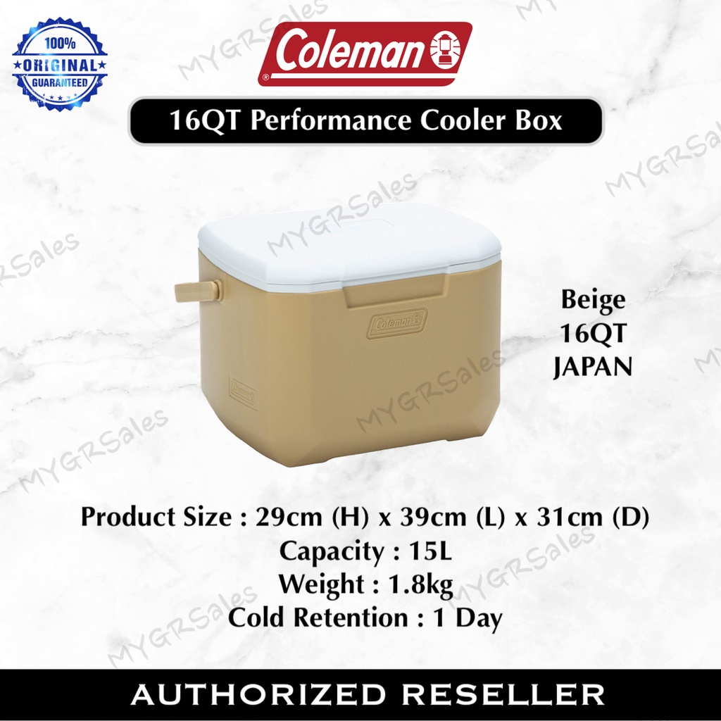 COLEMAN 16QT (15L) Performance Cooler Box - ORIGINAL | Shopee Malaysia